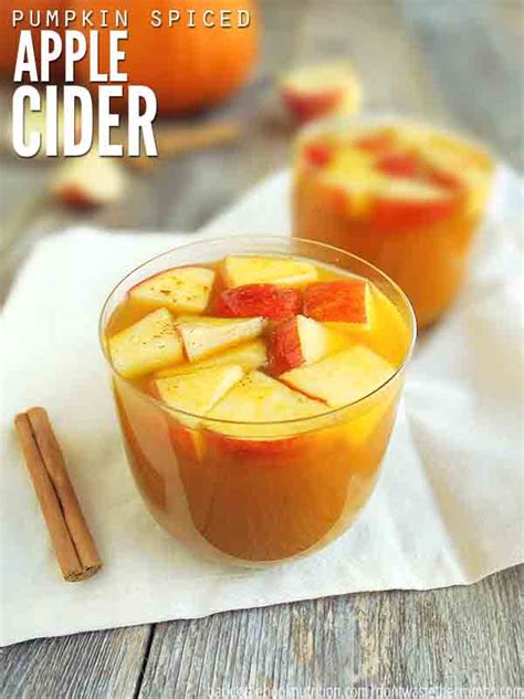 10 Minute Pumpkin Spice Apple Cider Dont Waste The Crumbs