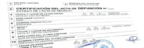 Cómo pedir un certificado de defunción y documentación