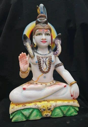 61inch Marble Lord Shiva Statue At Rs 25000 Wadi Vadodara Id