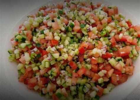 سالاد شیرازی طرز تهیه سالاد شیرازی خوشمزه