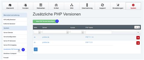 Verschiedene PHP Versionen für ISPConfig installieren PHP FPM FastCGI Profoxi
