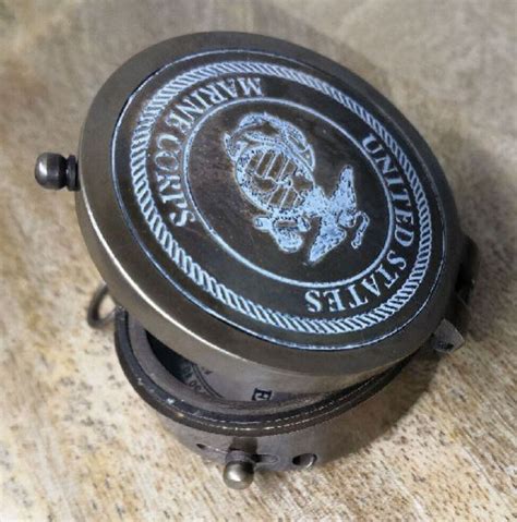 Brass United States Marine Corps Compass Color Brown Color At Rs 14