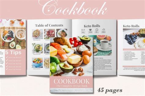 Recipe Book Template For Canva