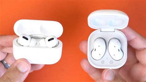 Samsung Galaxy Buds Live Vs Apple Airpods Pro Youtube