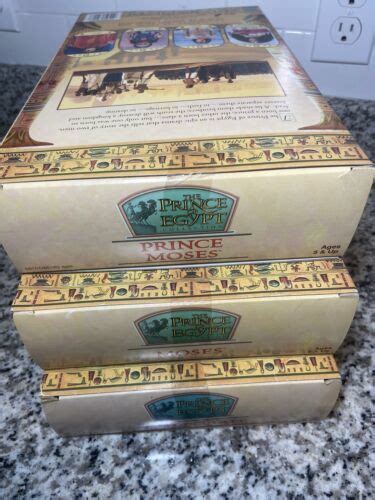 1998 The Prince Of Egypt Dreamworks Hasbro Lot Of 3 Moses Prince Queen