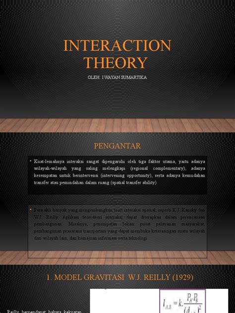 Interaction Theory Pdf