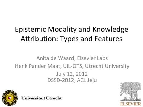 A Model For Epistemic Modality And Knowledge Attribution Pdf