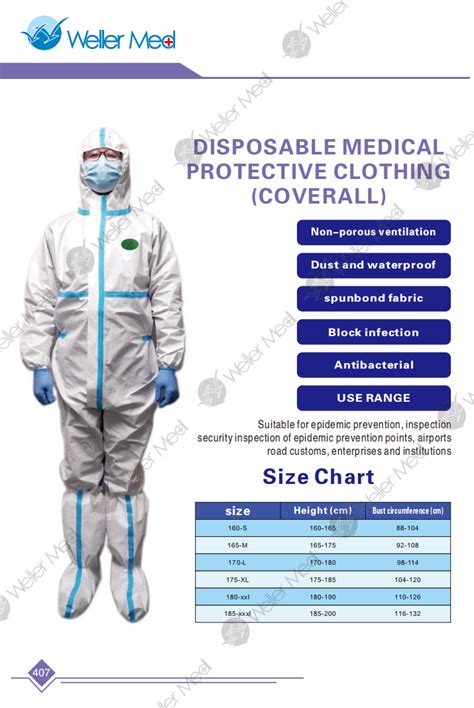 Disposable Medical Protective Clothing Coverallprotective Equipment