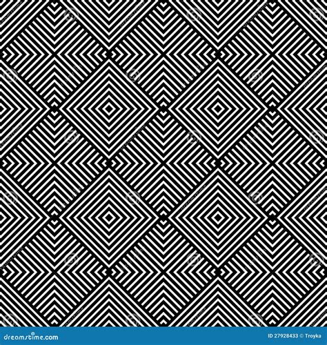 Seamless Geometric Texture Stock Vector Image