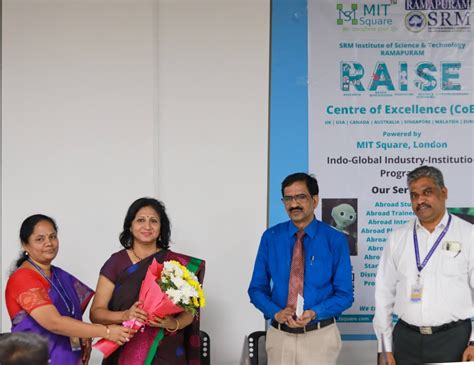 Srm Ramapuram Launches Raise Centre Of Excellence Powered By Mit Square
