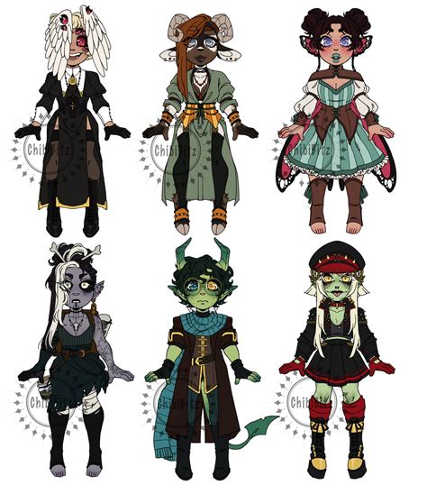 Dnd Adopts 7 Closed By Chibi Bits On Deviantart