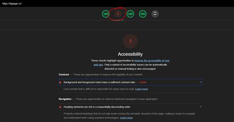 Lighthouse Accessibility Score Issue 8974 Google