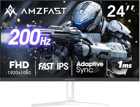 Amzfast 24 Inch Gaming Monitor 200hz Fhd 1080p Fast Ips