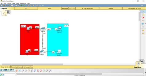 Konfigurasi VLAN Dengan 2 Switch Network System