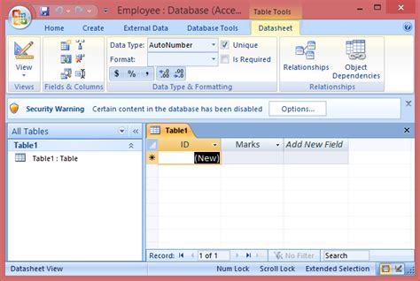 How To Create Table Relationship In Ms Access 2007 Vba Code