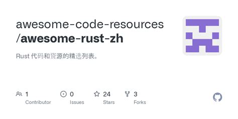 github awesome code resources awesome rust zh rust 代码和资源的精选列表。