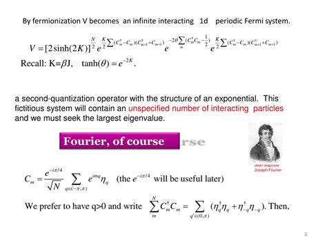 ppt the onsager solution of the 2d ising model continued powerpoint
