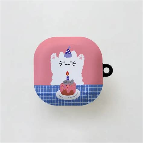 버즈2라이브프로 해피벌스데이 핑크 에어팟프로 케이스 에어팟 1 2세대 3세대 3 에어팟프로2 케이스 버즈 플러스 라이브 버즈 프로 2 이어폰케이스 심플 젤리 투명
