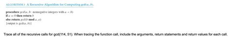 Solved Algorithm 3 ﻿a Recursive Algorithm For Computing
