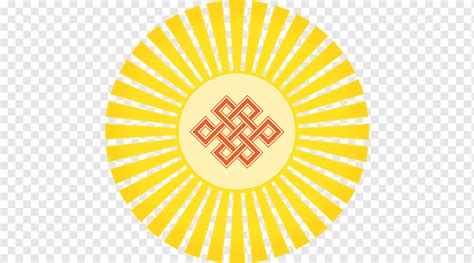 끝없는 매듭 티벳 불교 카르마 Ashtamangala 사자의 포효 주황색 중생 카르마 불교 Png Pngwing