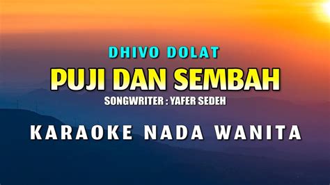 Puji Dan Sembah Karaoke Nada Wanita Dhivo Dolat Chords Chordify
