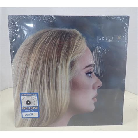 Columbia Records Adele 30 Clear Vinyl Record 2021 2 Lps Vf