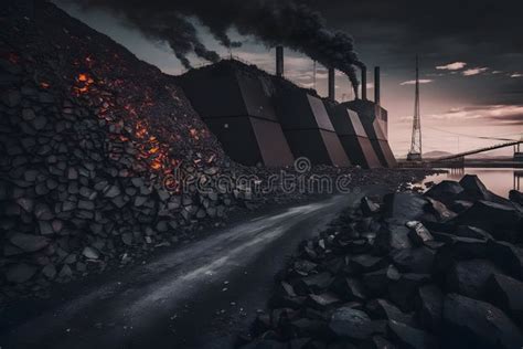 Mining And Transportation Of Coal Neural Network Ai Generated Stock