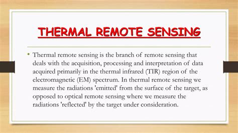 Thermal Remote Sensing Pdf Weather Science