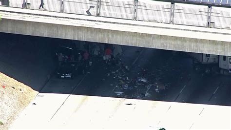 Westbound 210 Freeway In Pasadena Reopens After Collision Involving Big