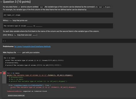 Solved Python Please Look Over Q I Keep Getting An Error Chegg