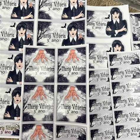 Topo De Bolo Escolar Wandinha Produtos Personalizados No Elo