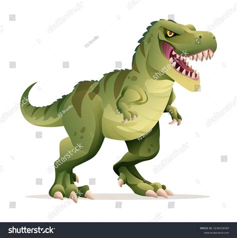 Tyrannosaurus Rex Vector Illustration T Rex Royalty Free Stock