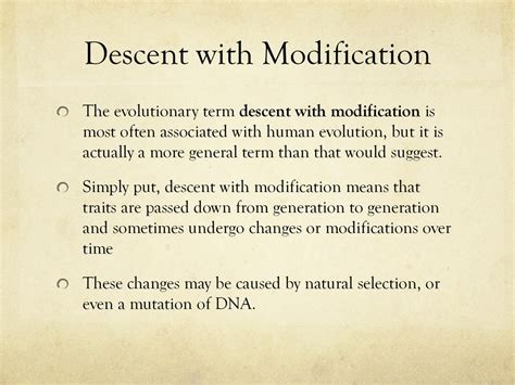Descent With Modification Definition
