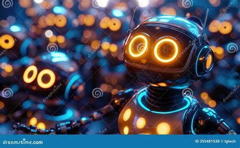 synchronized ai robots sorting and transporting packages in a