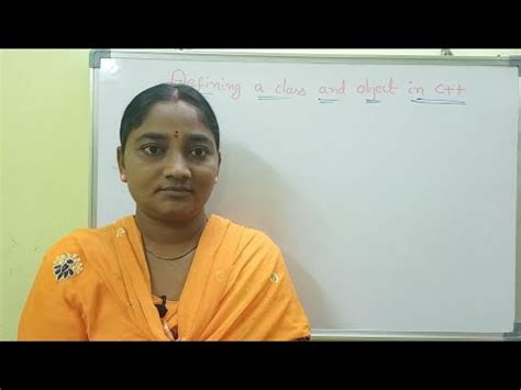 CPP Defining A Class And Object In C CPP Both In Telugu And