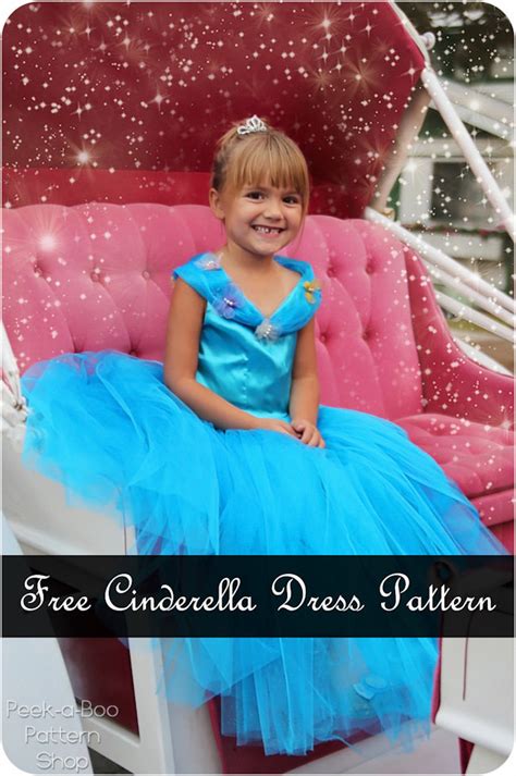 Free Cinderella Dress Pattern Peek A Boo Pages Patterns Fabric And More