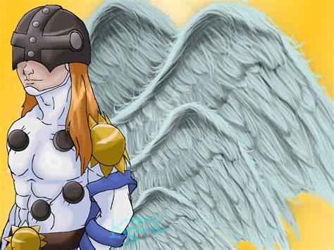 The Angel Digimon By Kitrei Sirto On Deviantart