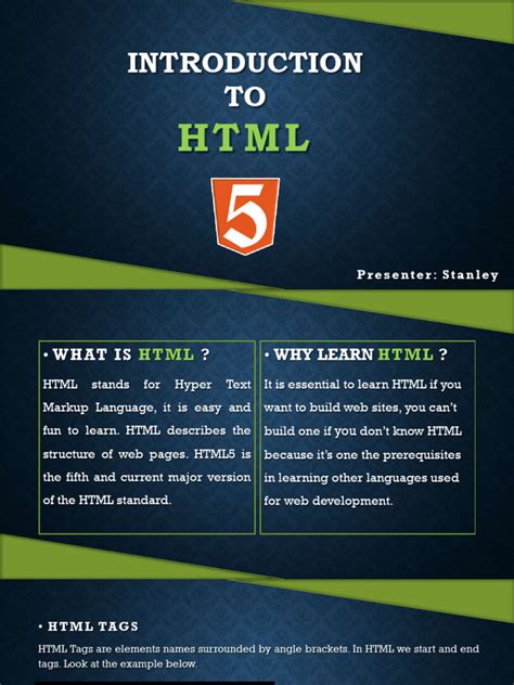 introduction to html pdf html element html