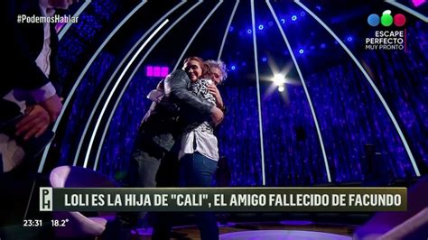 Facundo Arana Rompió En Llanto Al Reencontrarse Con La Hija De Un Amigo