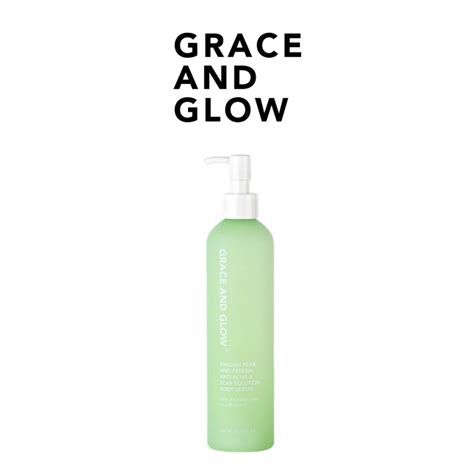 Jual Grace And Glow English Pear And Freesia Acne Body Serum 300ml