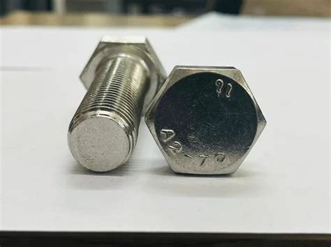 Hexagonal Ss 316l Hex Bolt At Rs 10piece In Ahmedabad Id 2852662306155
