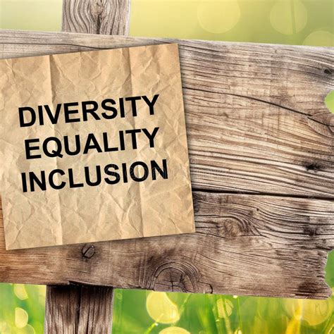 Diversity Equality Inclusion Words On Paper Equality By Gender Age