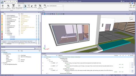 Error Warnings In The Formulas Of The Quantities Of The BIM Model Tab CYPE