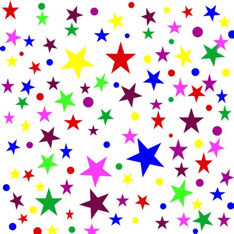 Star Color Vector Hd Images Colorful Star Background Pattern Pattern