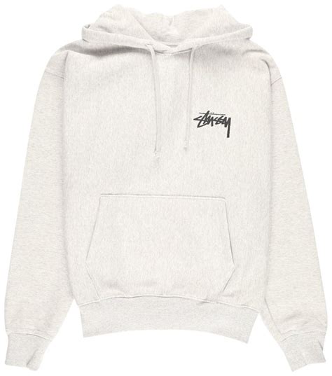 Buy Stussy Classic Dot Hoodie Ash Heather 1924929 Ash Goat