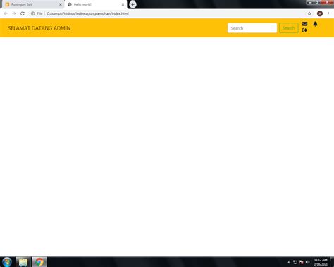 Membuat Navbar Dashboard