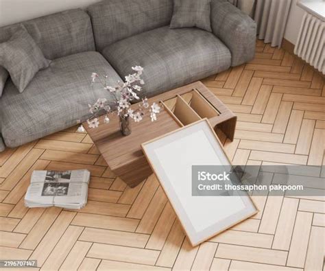 프레임 모형 내부 프레임 포스터 바닥 나무 프레임 요소 및 빈 그림 인테리어 일러스트 3d 렌더링 0명에 대한 스톡 사진 및 기타 이미지 Istock