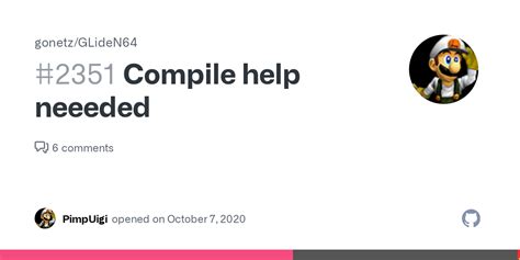Compile Help Neeeded · Issue 2351 · Gonetzgliden64 · Github