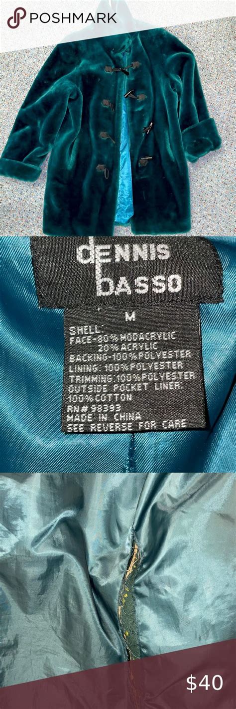 Dennis Basso Faux Fur Coat