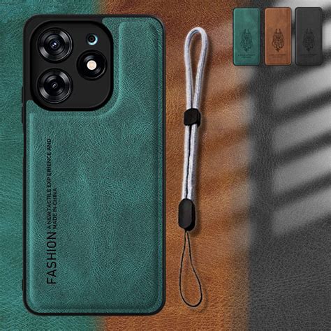 ซองหนังสําหรับ Tecno Spark 10 Pro Tecno Ki7 พร้อมเชือกโทรศัพท์แบบปรับได้ Shopee Thailand